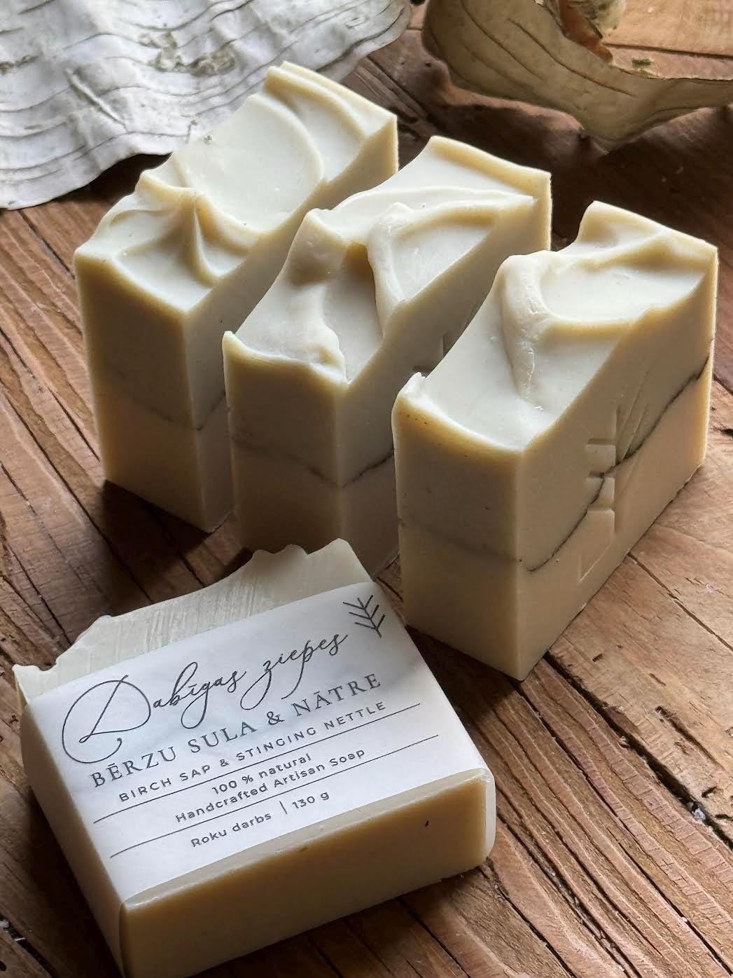 BIRCH SAP & Spring NETTLE Soap Bar - Etsy