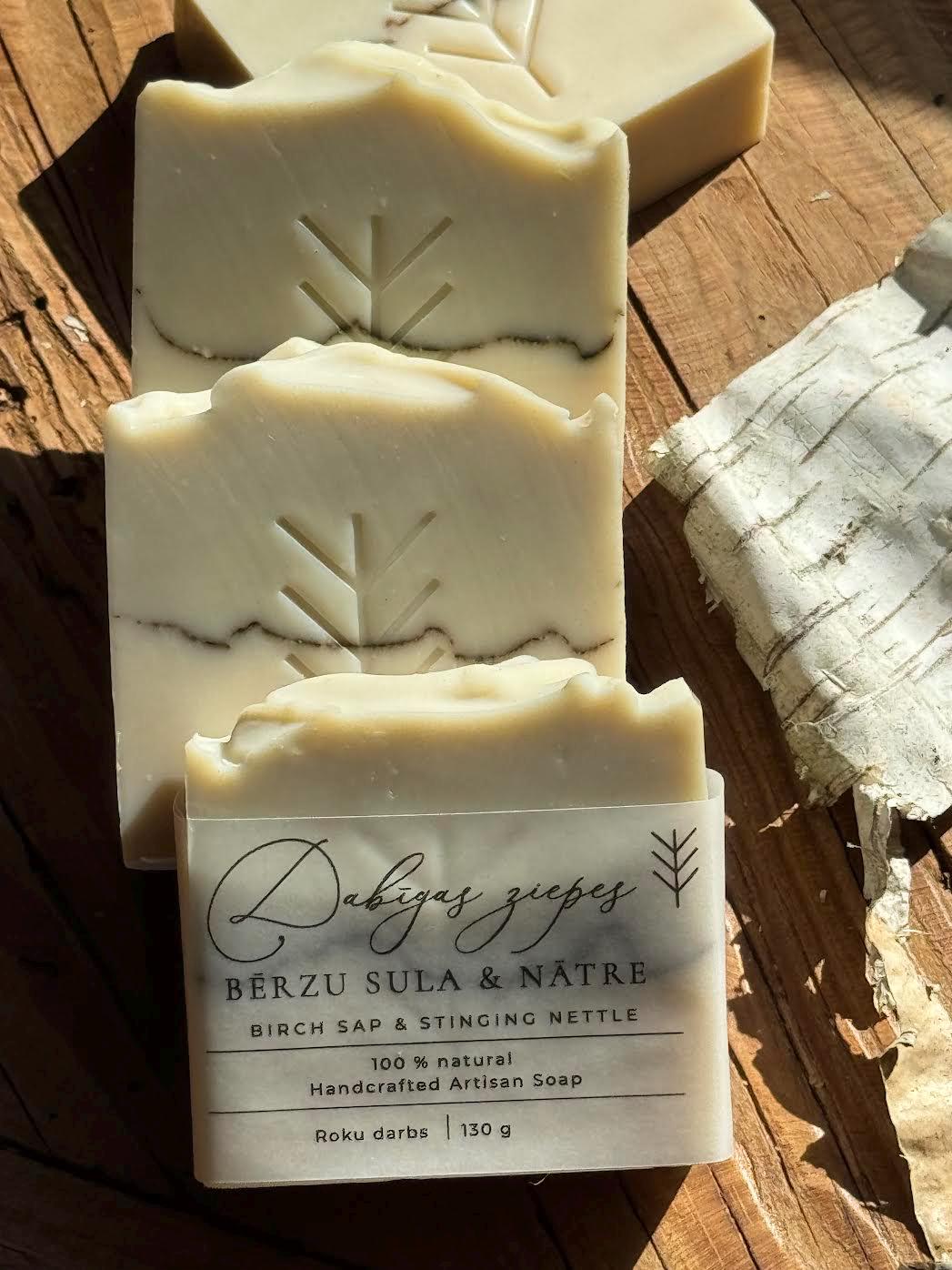 BIRCH SAP & Spring NETTLE Soap Bar - Etsy