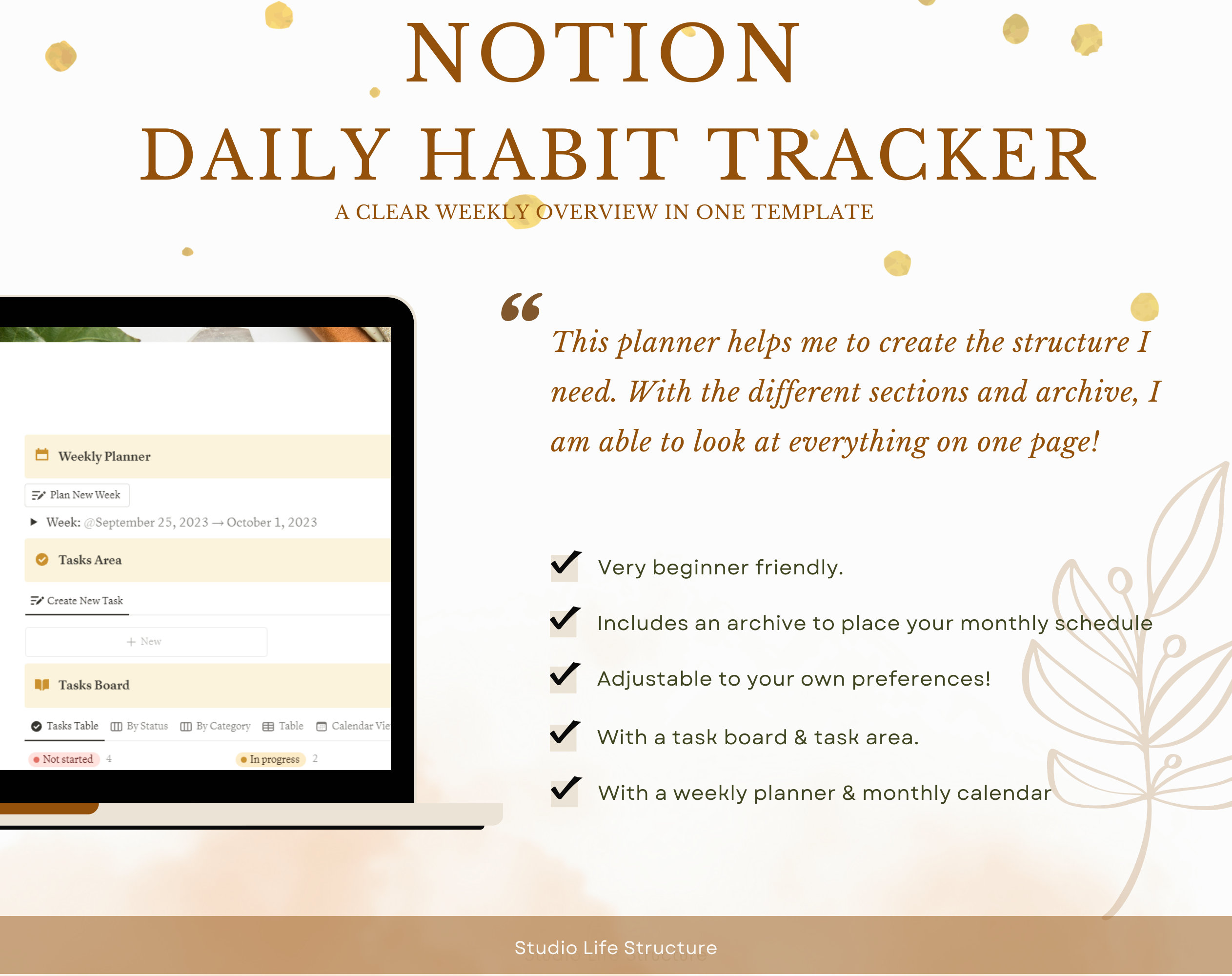 Notion Weekly Schedule Template | Notion Schedule Planner | Monthly ...