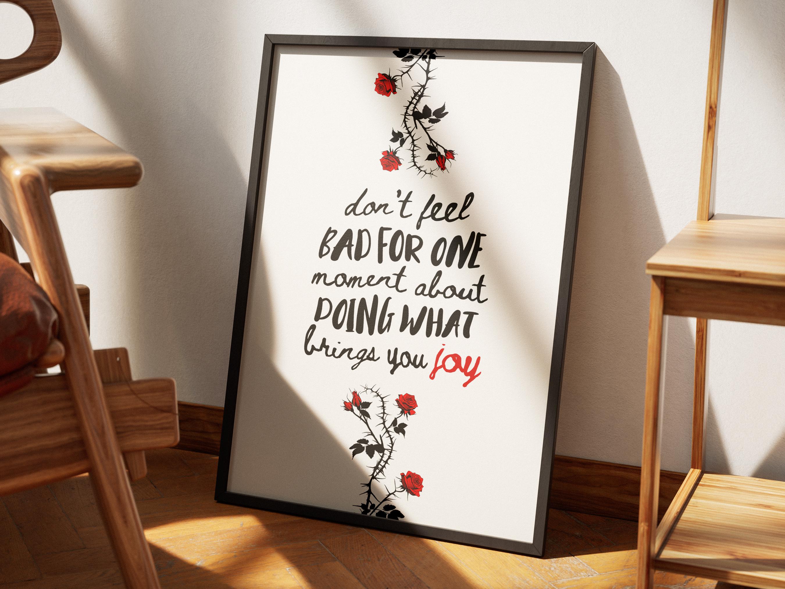 A Court of Thorns and Roses Quote Poster, Sarah J. Maas, ACOTAR, Book ...