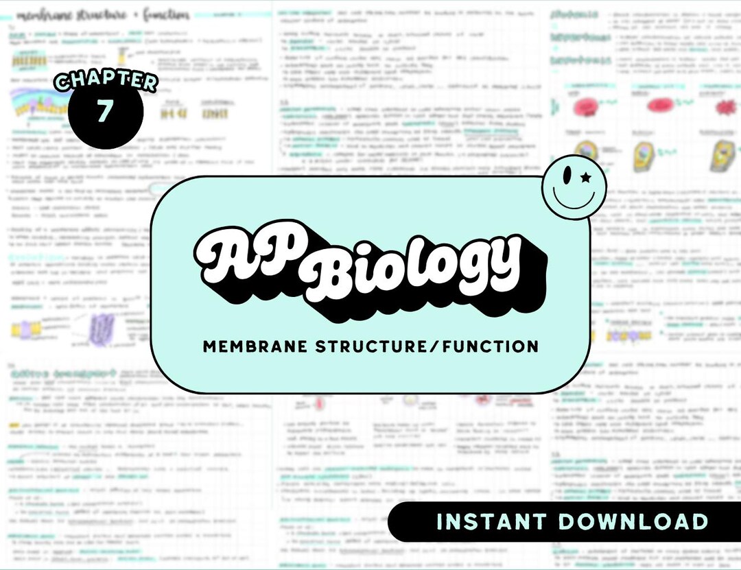 AP BIOLOGY Chapter 7 Study Notes - High School Exam Prep Guide, AP ...