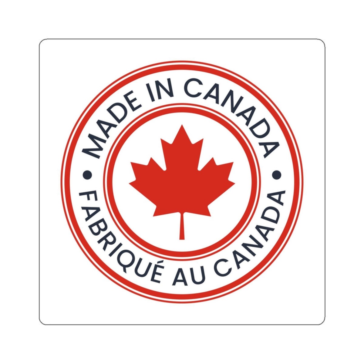 Made in Canada Sticker - Etsy