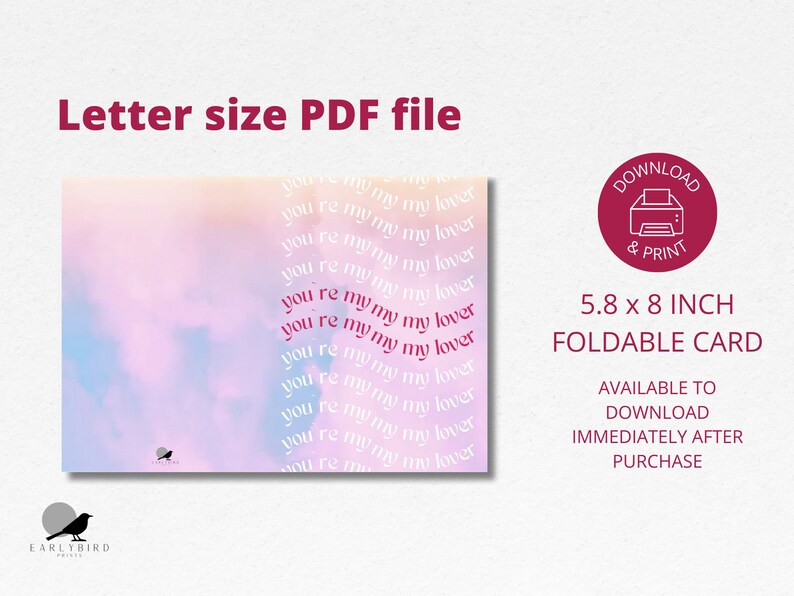 Printable Taylor Swift Valentine Day Card, Printable Card, Taylor Swift ...