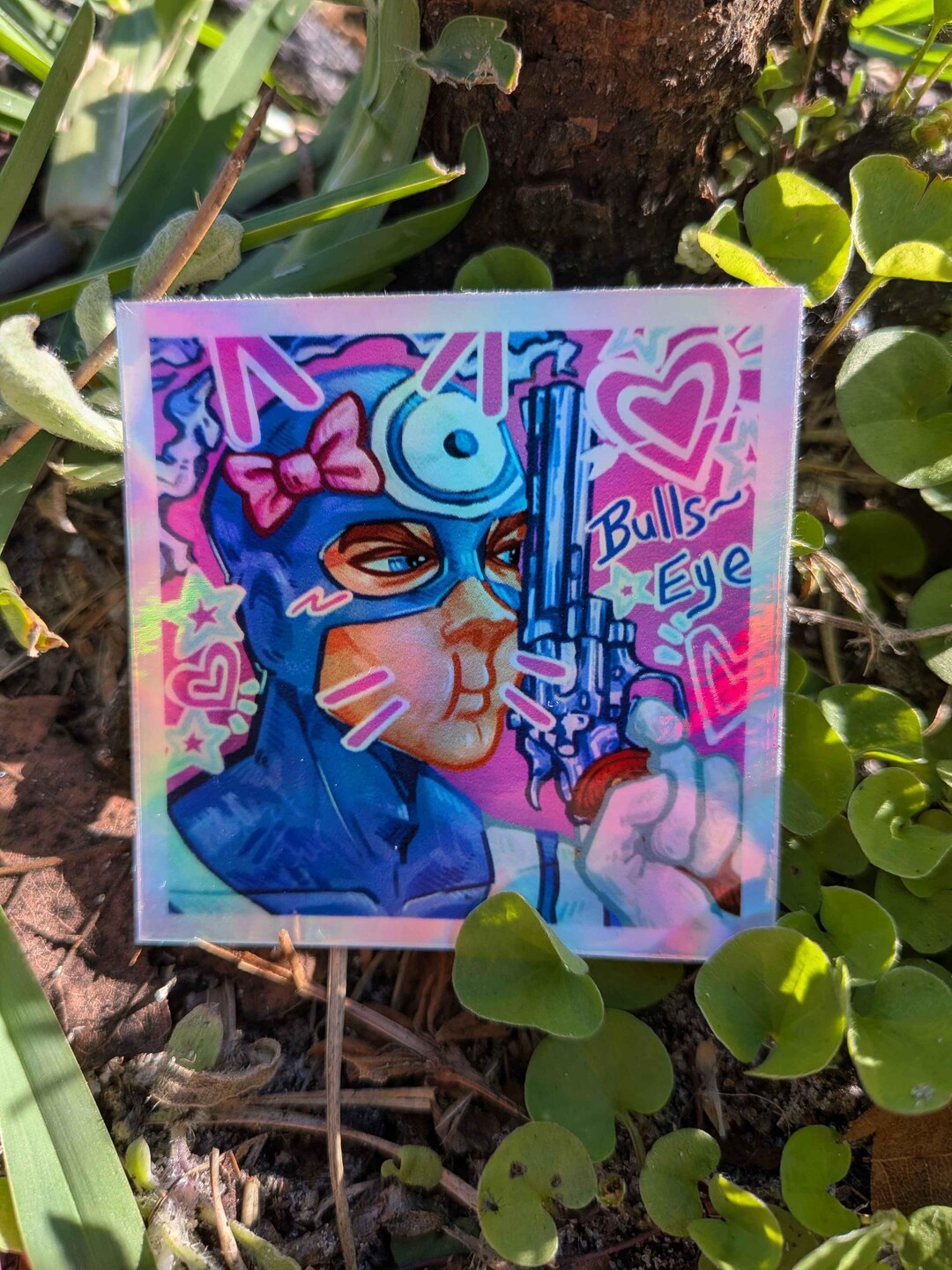 Bullseye/poindexer/lester Comic Book or MCU Holographic Sticker - Etsy