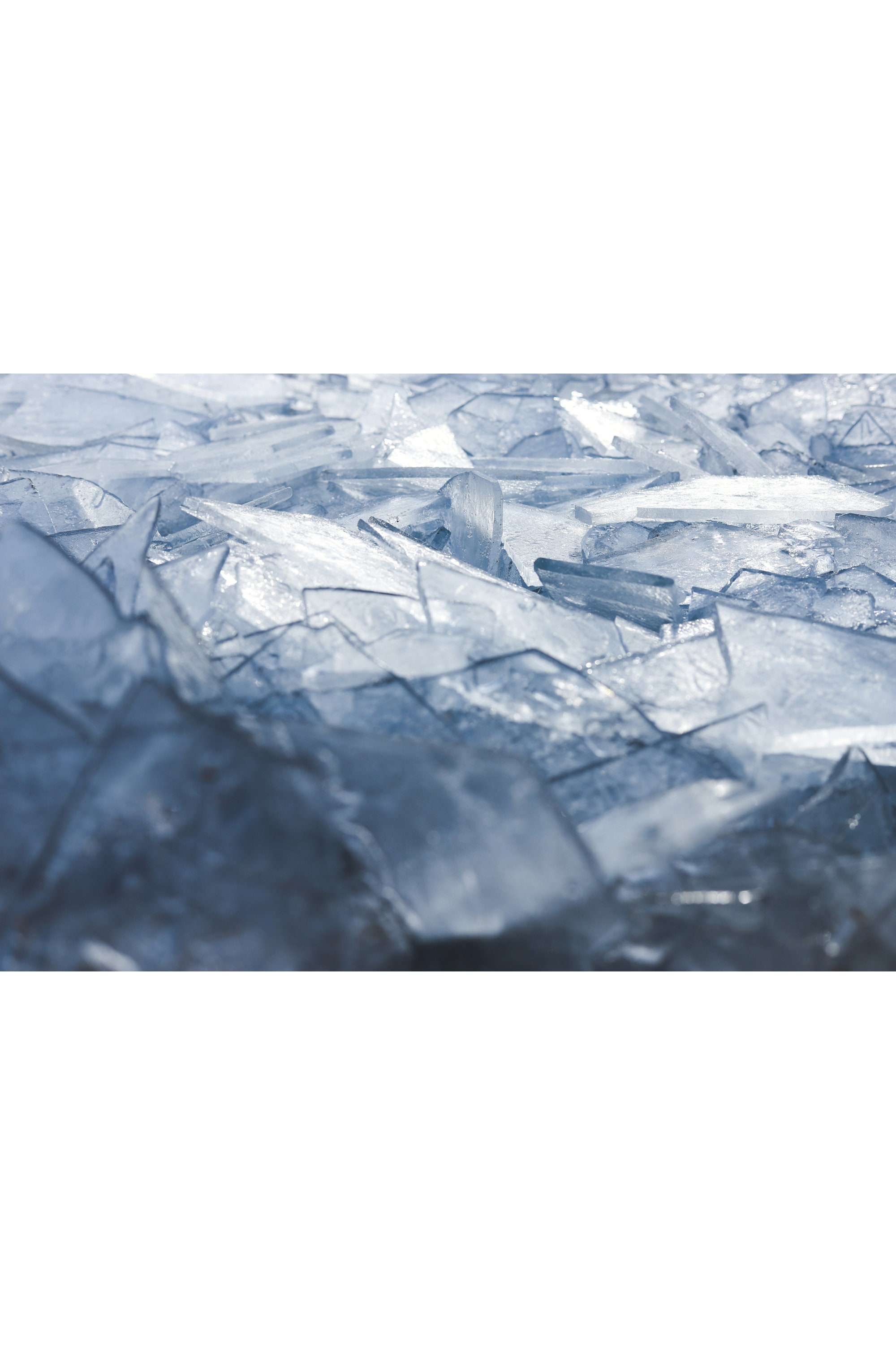 Fine Art Photography Print | Ice Shoves on Lake | Minimal Winter Nature ...