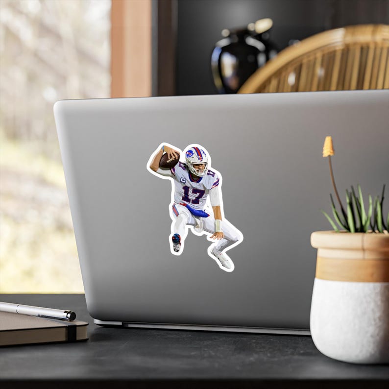 Josh Allen Jumping Vinyl Decal - Etsy