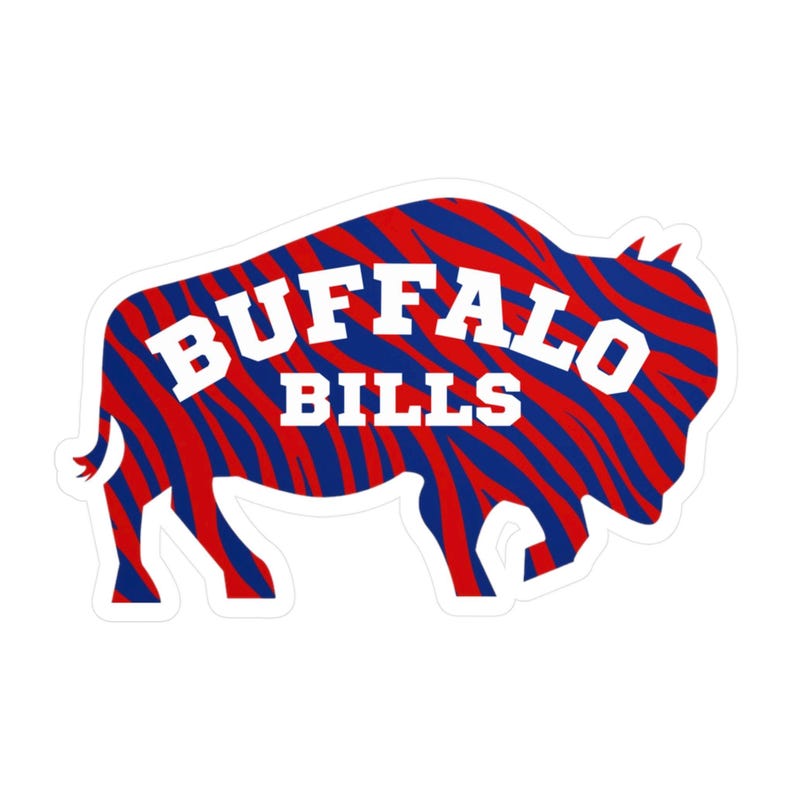 Buffalo Bills Zuba Vinyl Decal - Etsy