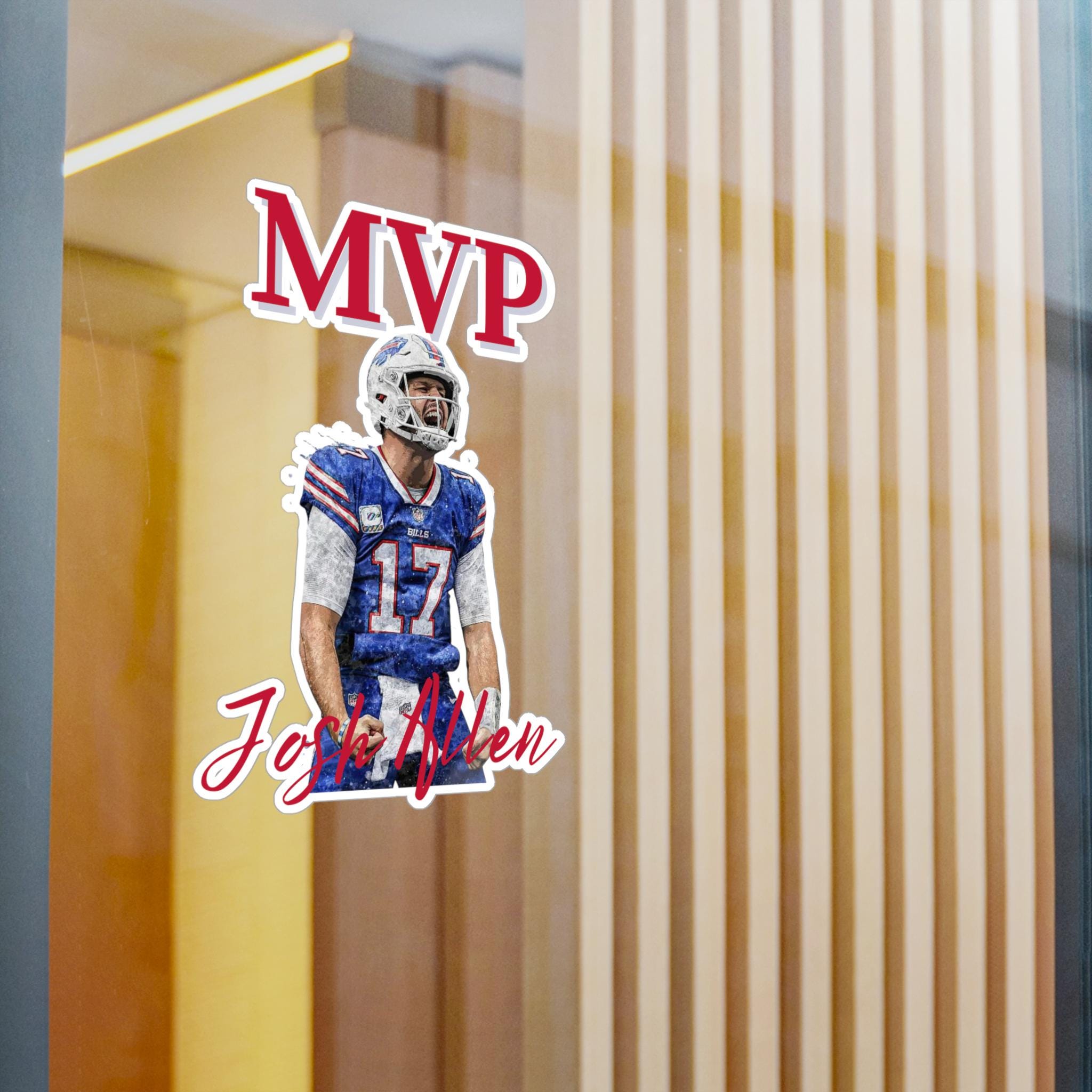 Buffalo Bills Josh Allen MVP Decal - Etsy