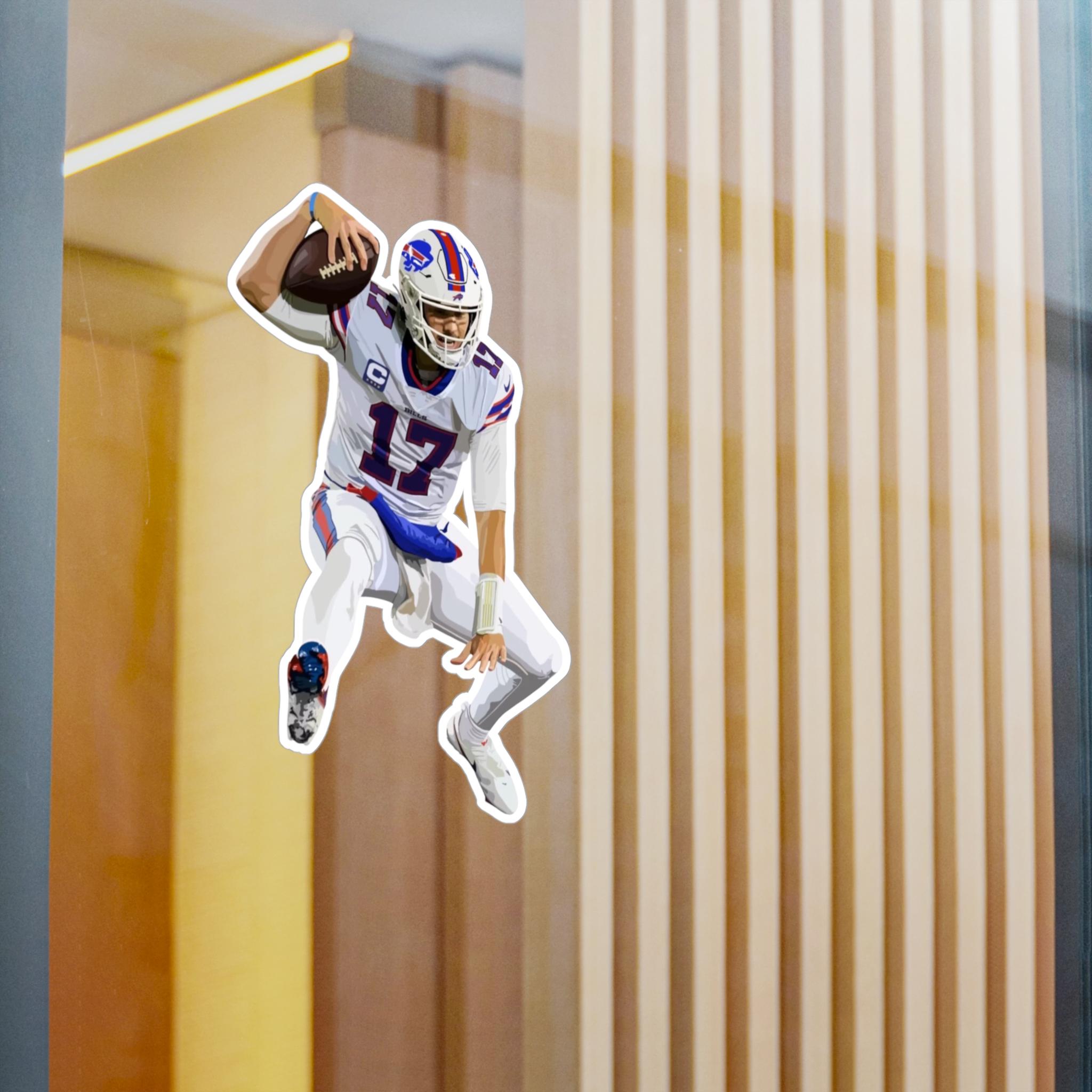 Josh Allen Jumping Vinyl Decal - Etsy