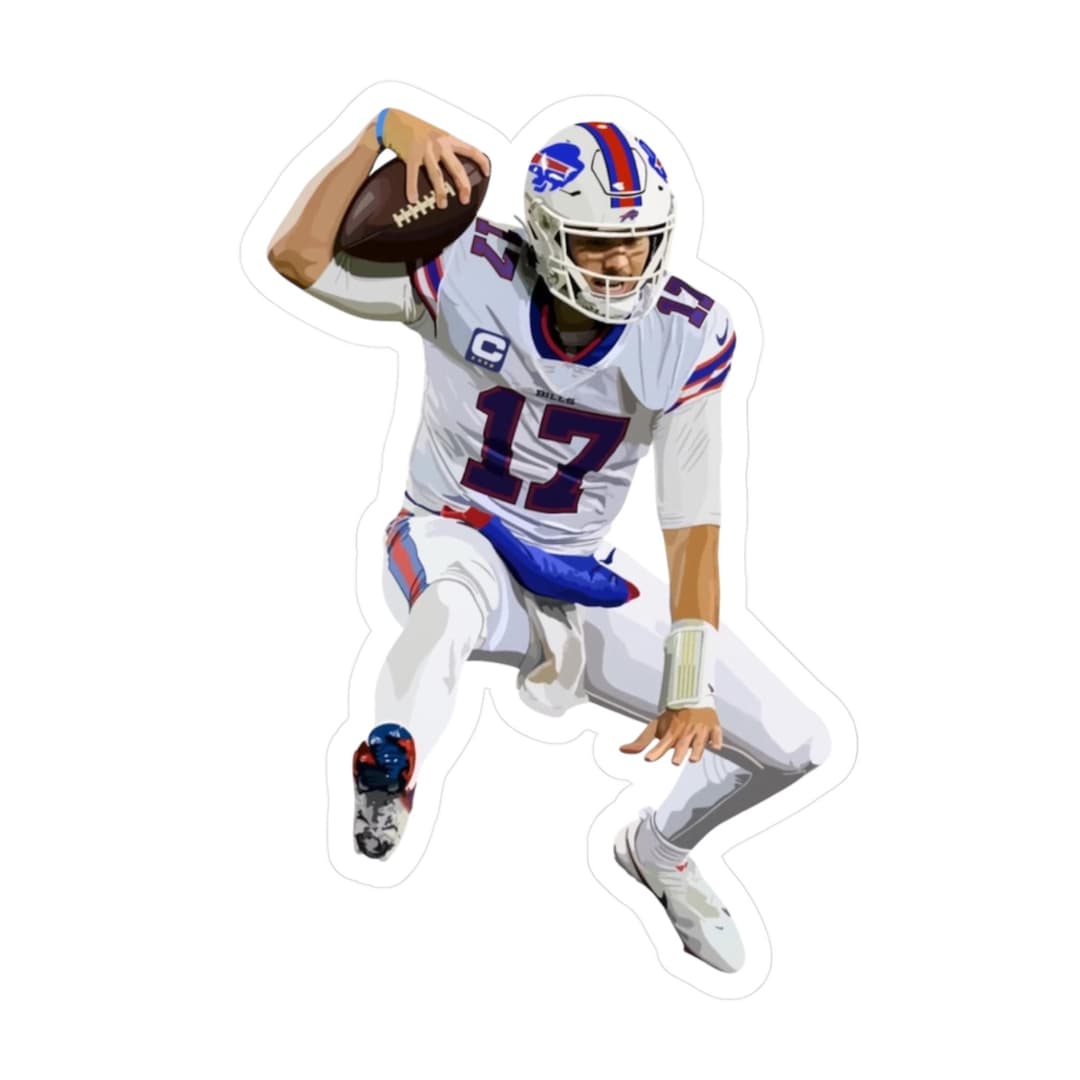 Josh Allen Jumping Vinyl Decal - Etsy