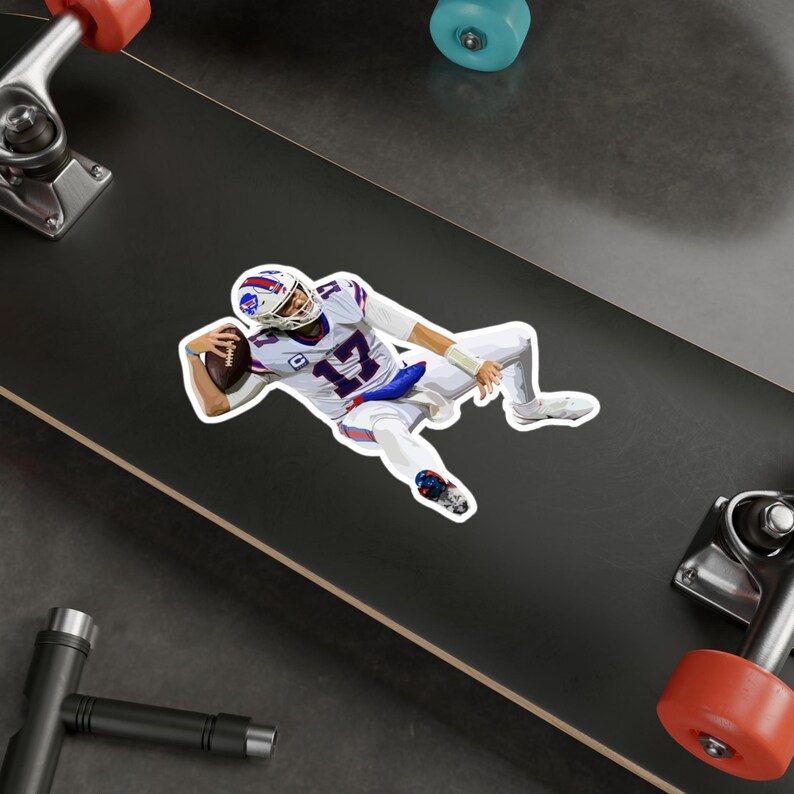 Josh Allen Jumping Vinyl Decal - Etsy