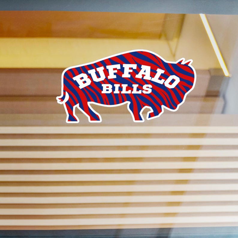 Buffalo Bills Zuba Vinyl Decal - Etsy
