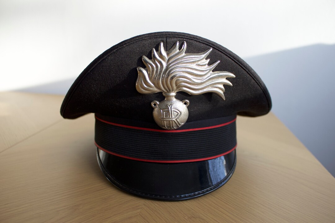 Genuine Carabinieri Police Hat Size 56 - Etsy