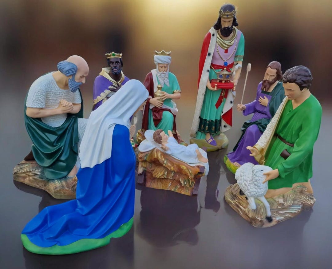 Life-size Nativity Figures Set of 8 in Life-size for the Large ...