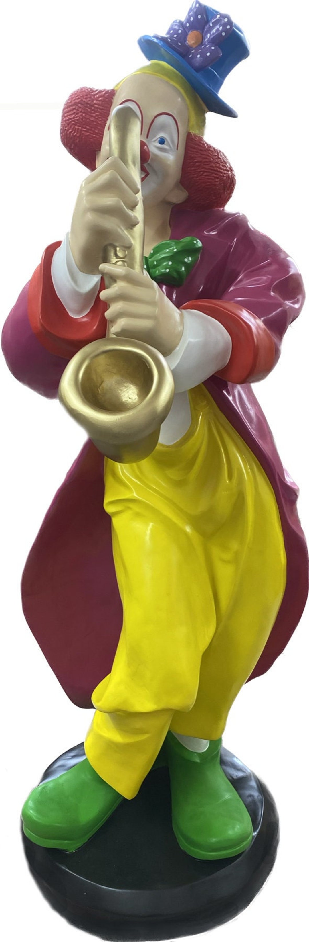 Large Clown With Saxophone 185 Cm, Circus, Children's Birthday Comic ...