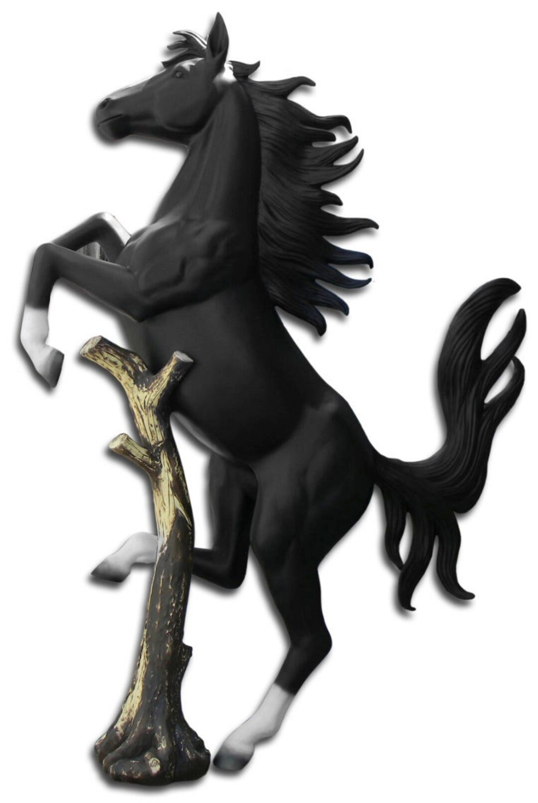 320cm Life-size Jumping Rearing Horse Très Belle Sculpture De Cheval ...