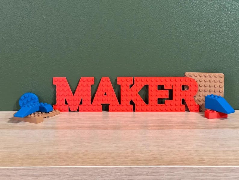 Brick Your Name! Brick Nameplates - Etsy