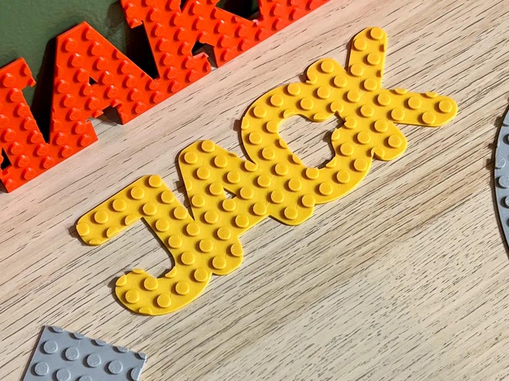 Brick Your Name! Brick Nameplates - Etsy