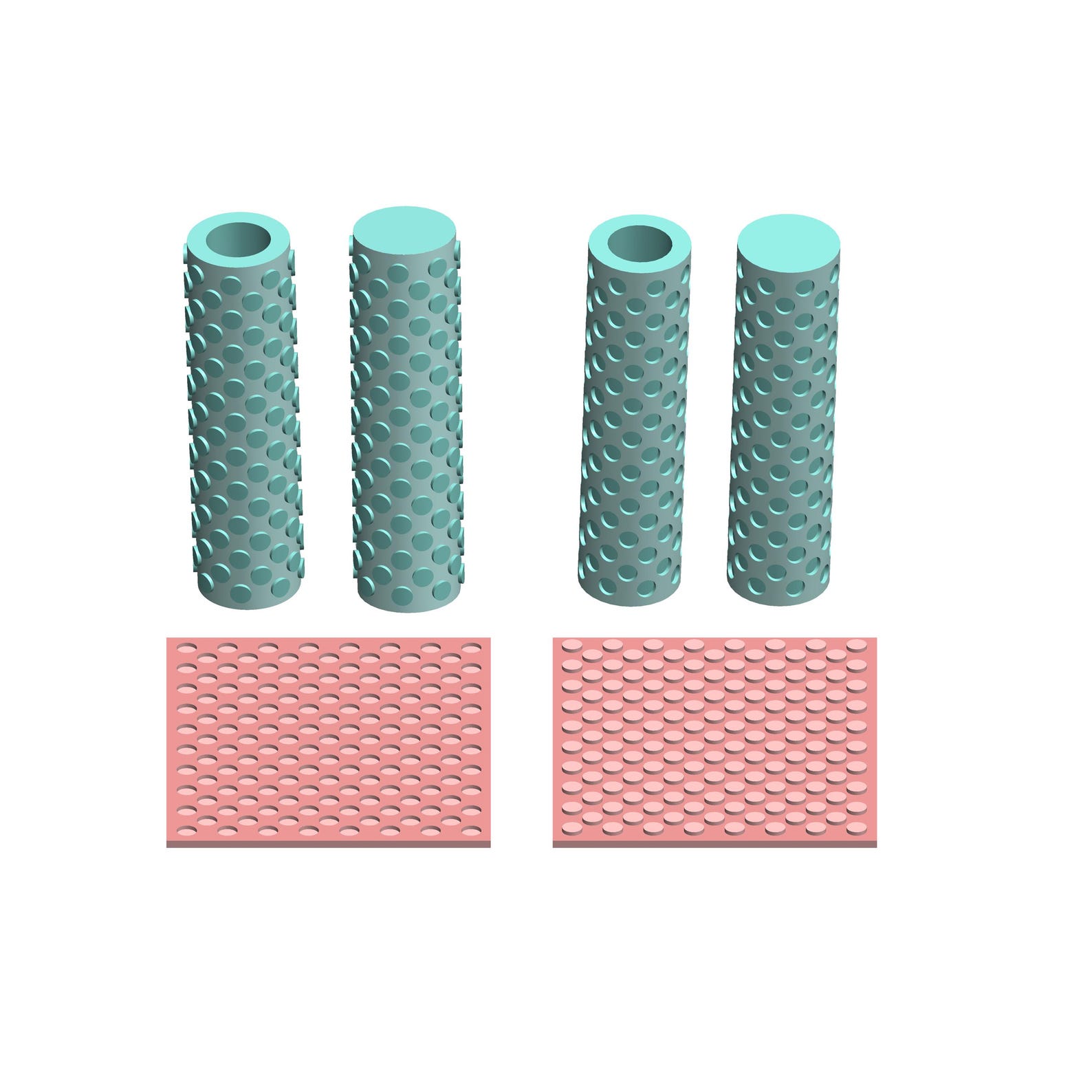 Circular Texture Roller Stl File for Polymer Clay | Polymer Clay Tool ...