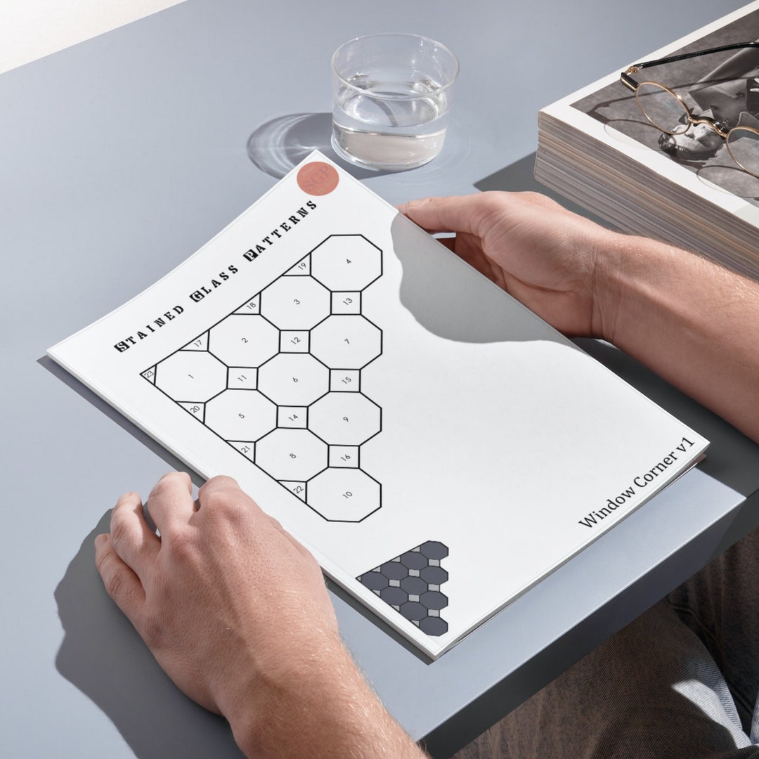 Window Corner Stained Glass Patterns | Stained Glass Printable Patterns ...