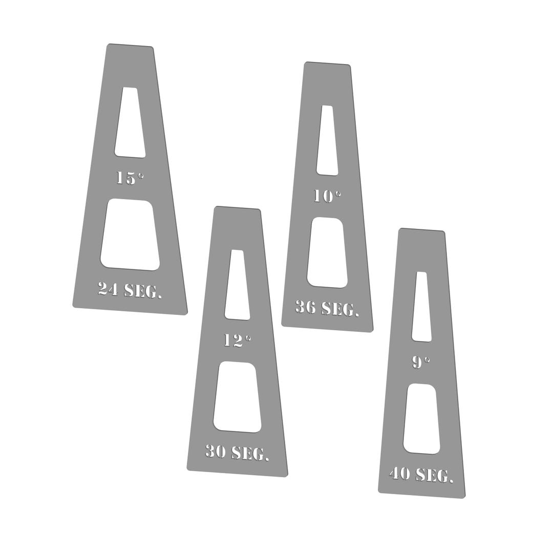 Segmented Bowl Wedgies Dxf and Svg Laser Cut Files | 15 - 12 - 10 - 9 ...