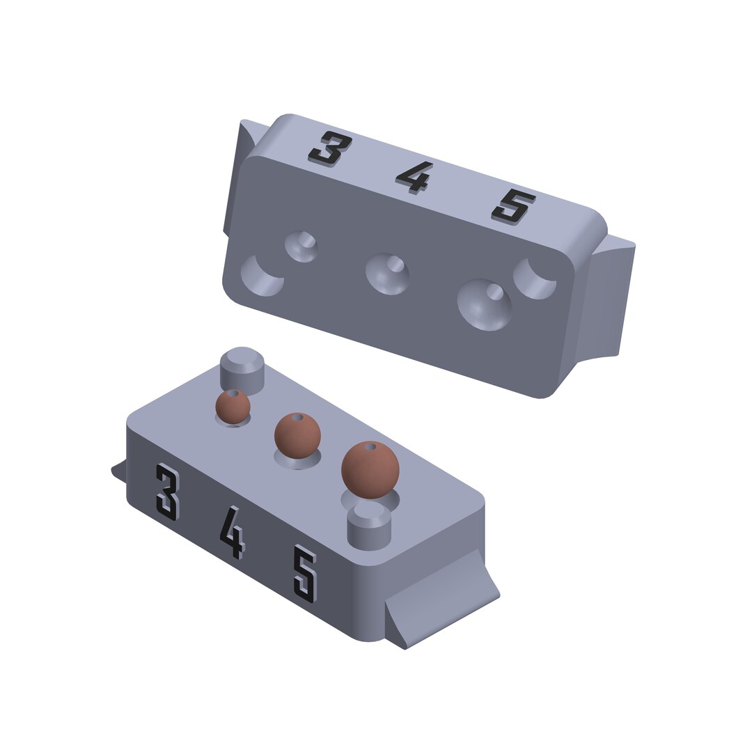 Bead Hole Maker for Polymer Clay Stl File | Bead Hole Maker 3-4-5 Mm ...