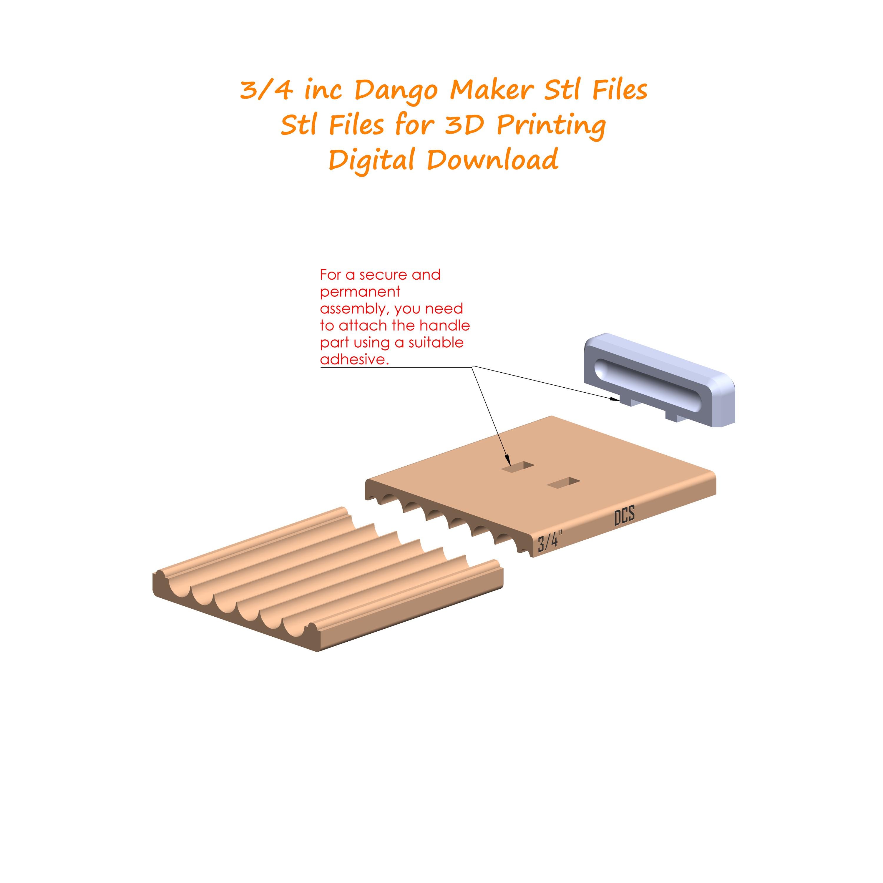 3/4 Inch Dango Maker | 3D Printable Dango Mold Stl File | DIY Japanese ...