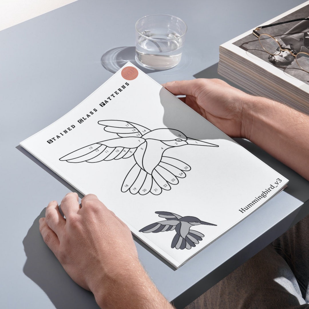 Hummingbird Stained Glass Patterns | Stained Glass Printable Patterns ...