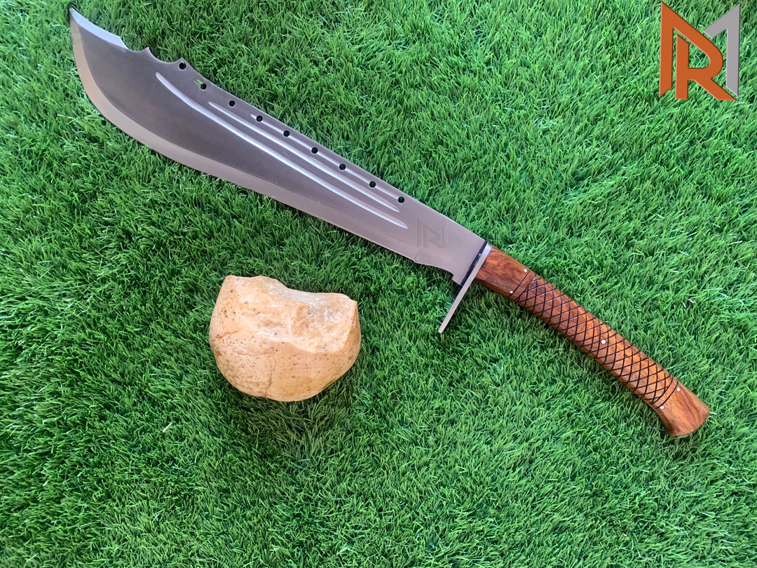 30 Inches Custom Handmade HIGH Carbon Steel Machete With Leather Sheath ...