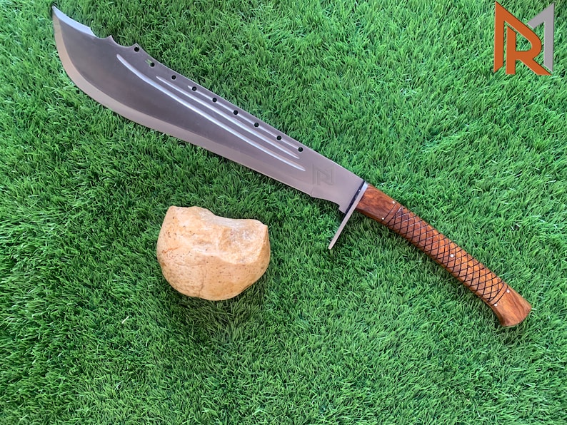 30 Inches Custom Handmade HIGH Carbon Steel Machete With Leather Sheath ...