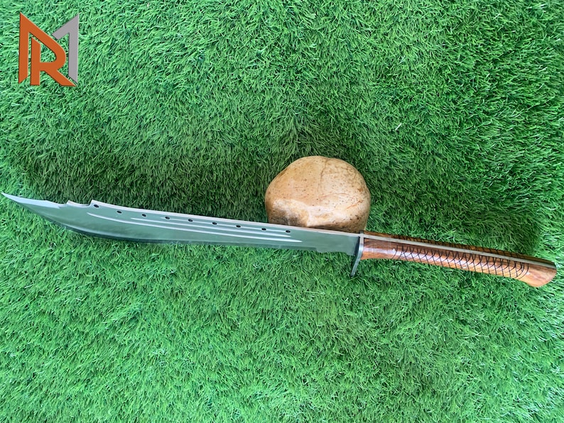 30 Inches Custom Handmade HIGH Carbon Steel Machete With Leather Sheath ...