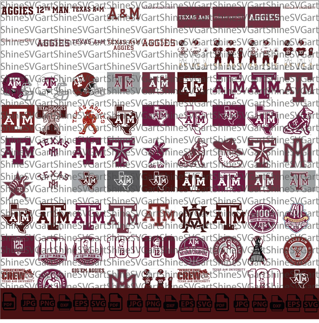 AM Aggies SVG Bundle, Texas Football, SVG Bundle, Cricut, Printable ...