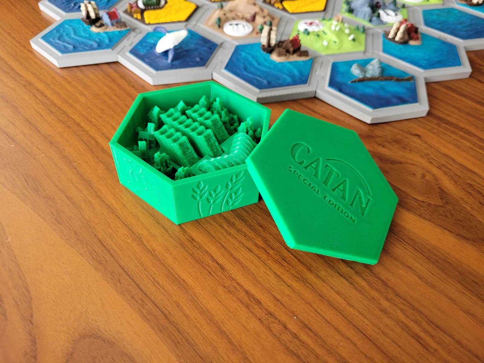 Colorful 3D Printed Settlers of Catan Game Pieces - Etsy