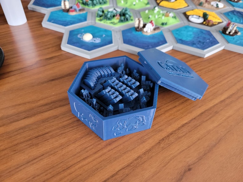 Colorful 3D Printed Settlers of Catan Game Pieces - Etsy