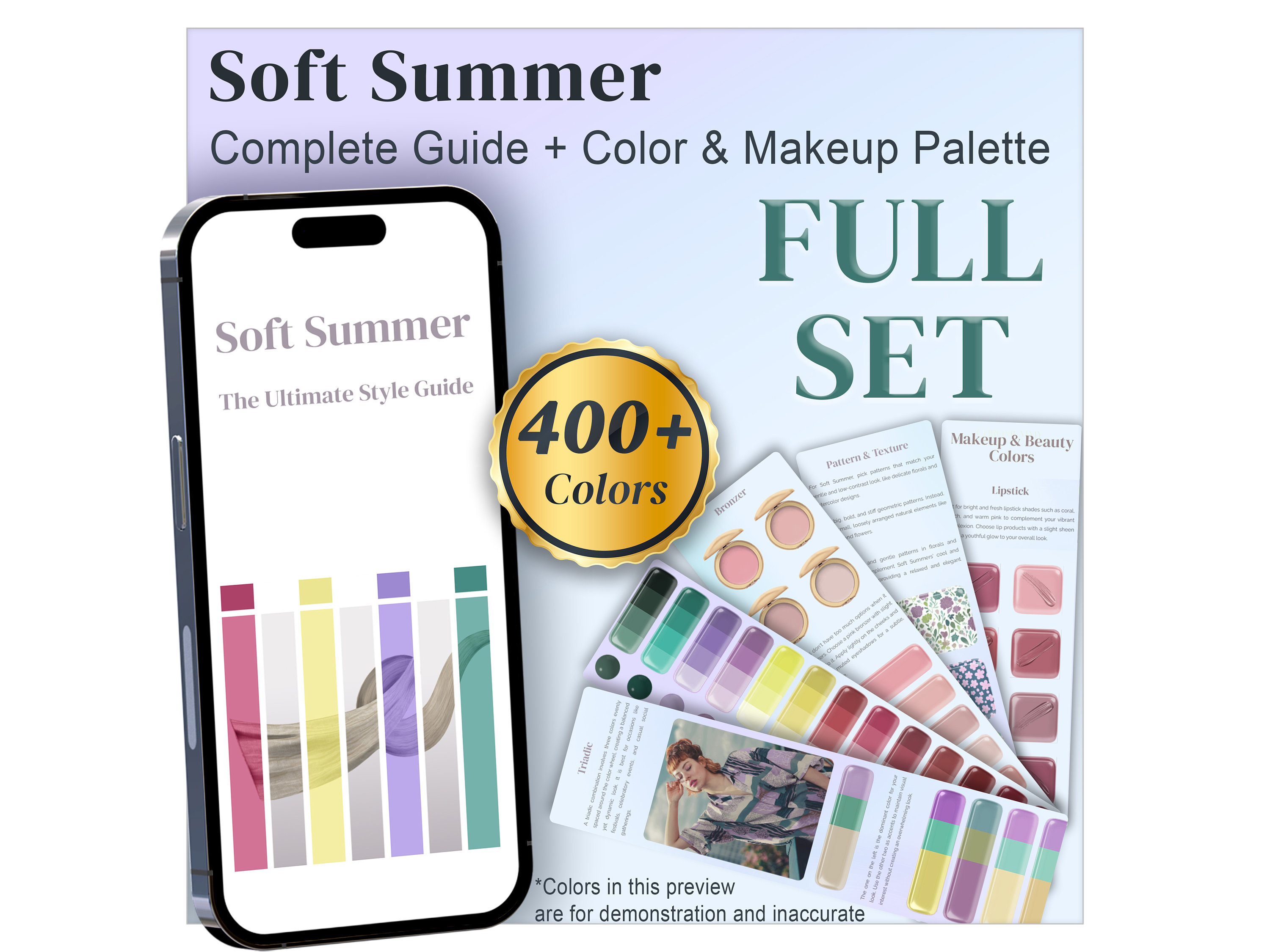 Soft Summer Color Guide & Palette, Soft Summer Colour Palette, Makeup ...