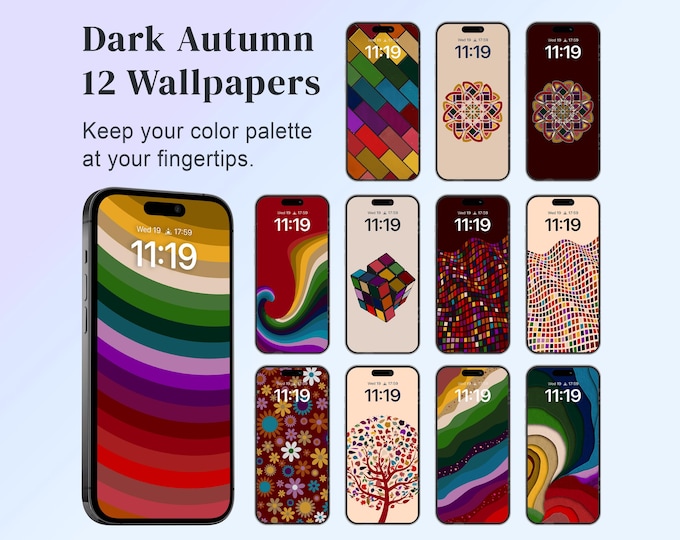 Dark Autumn Seasonal Color Palette Wallpapers | Deep Autumn Color ...