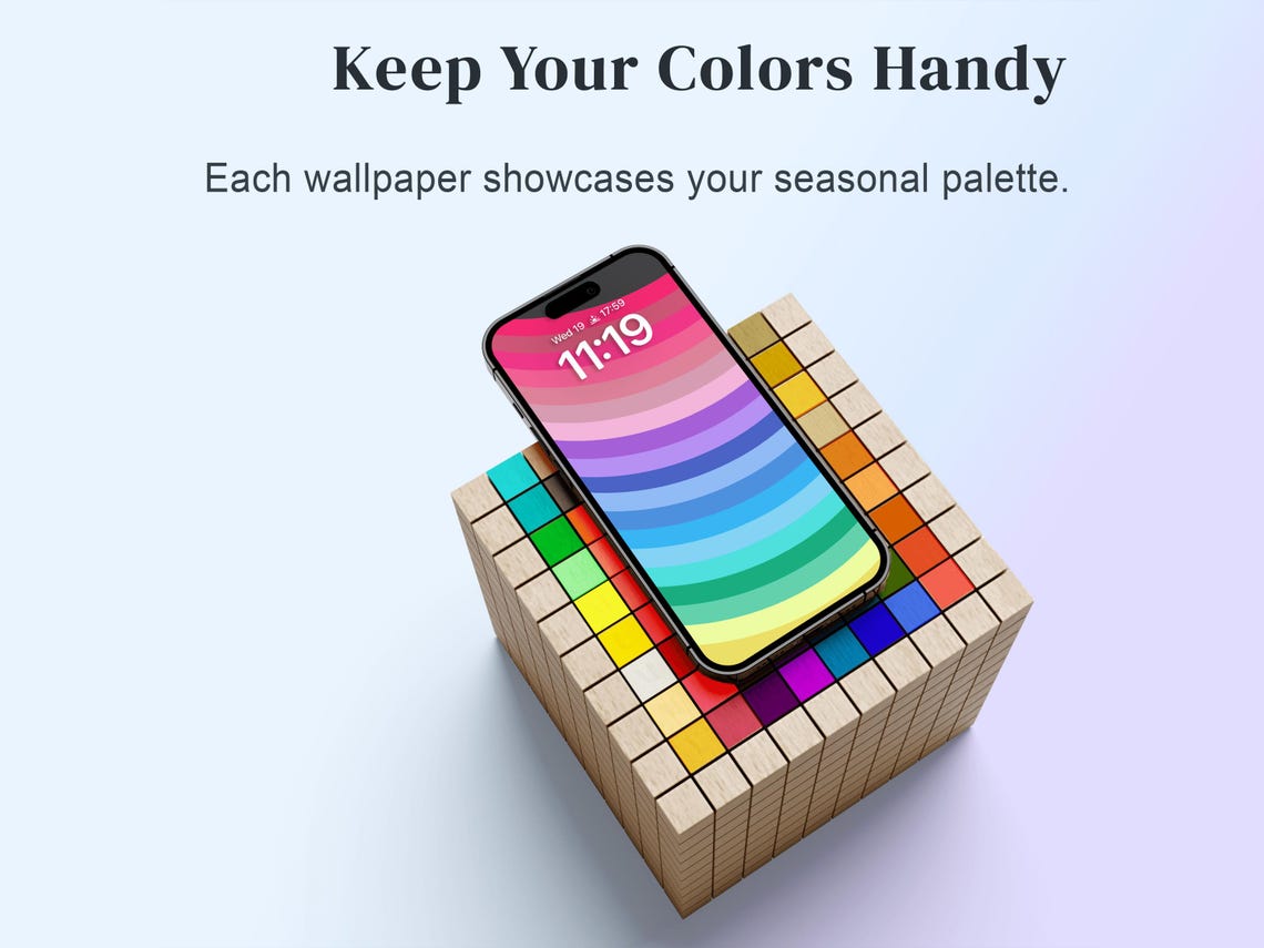 Light Summer Seasonal Color Palette Wallpapers | Color Analysis Colour ...