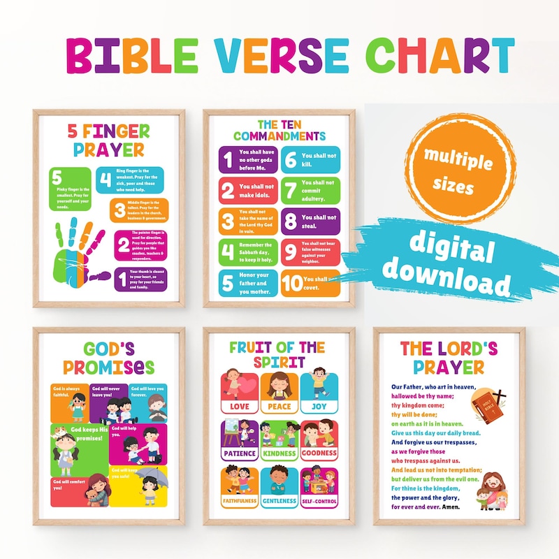 Bible Verses Kids - Etsy