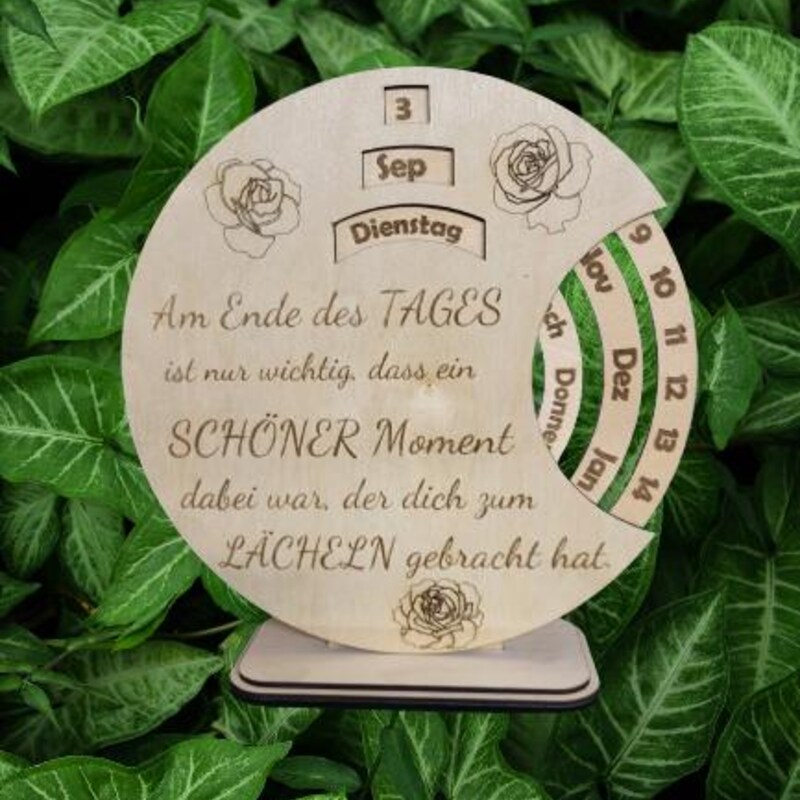 Ewiger kalender aus holz - Etsy.de