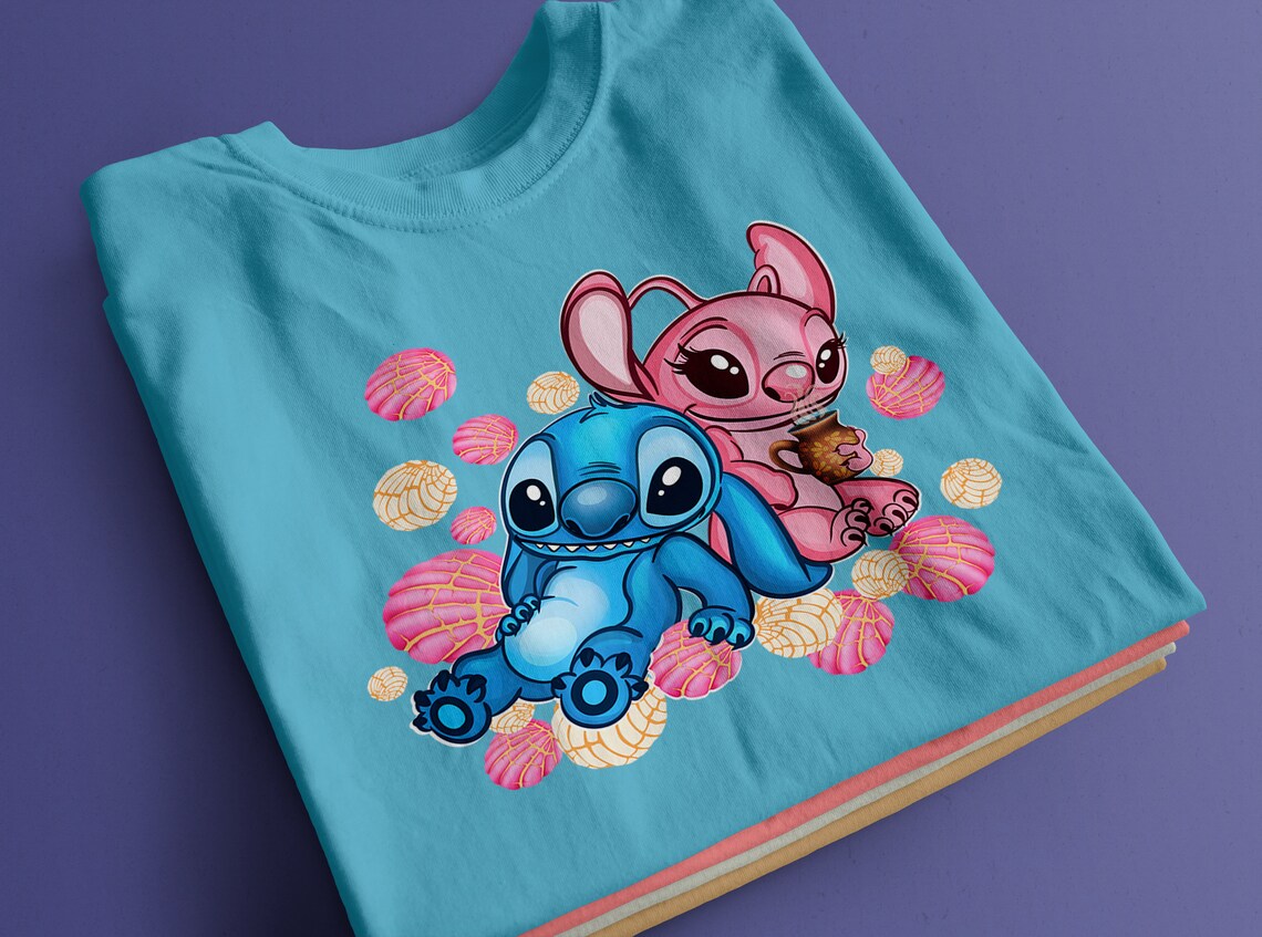 Bundle of 5 Hand Drawn Stitch Png, Stitch Clipart, Sublimation Design ...