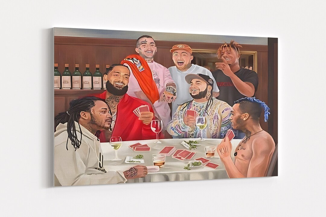Rapper Mashup Xxxtentacion, Mac Miller, Etc. Celebrity Canvas Wall Art ...