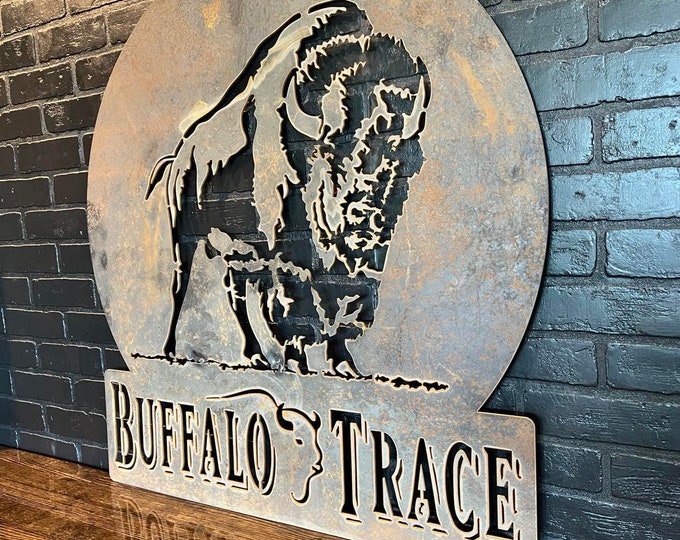 Buffalo Trace Sign 44 Diameter - Etsy