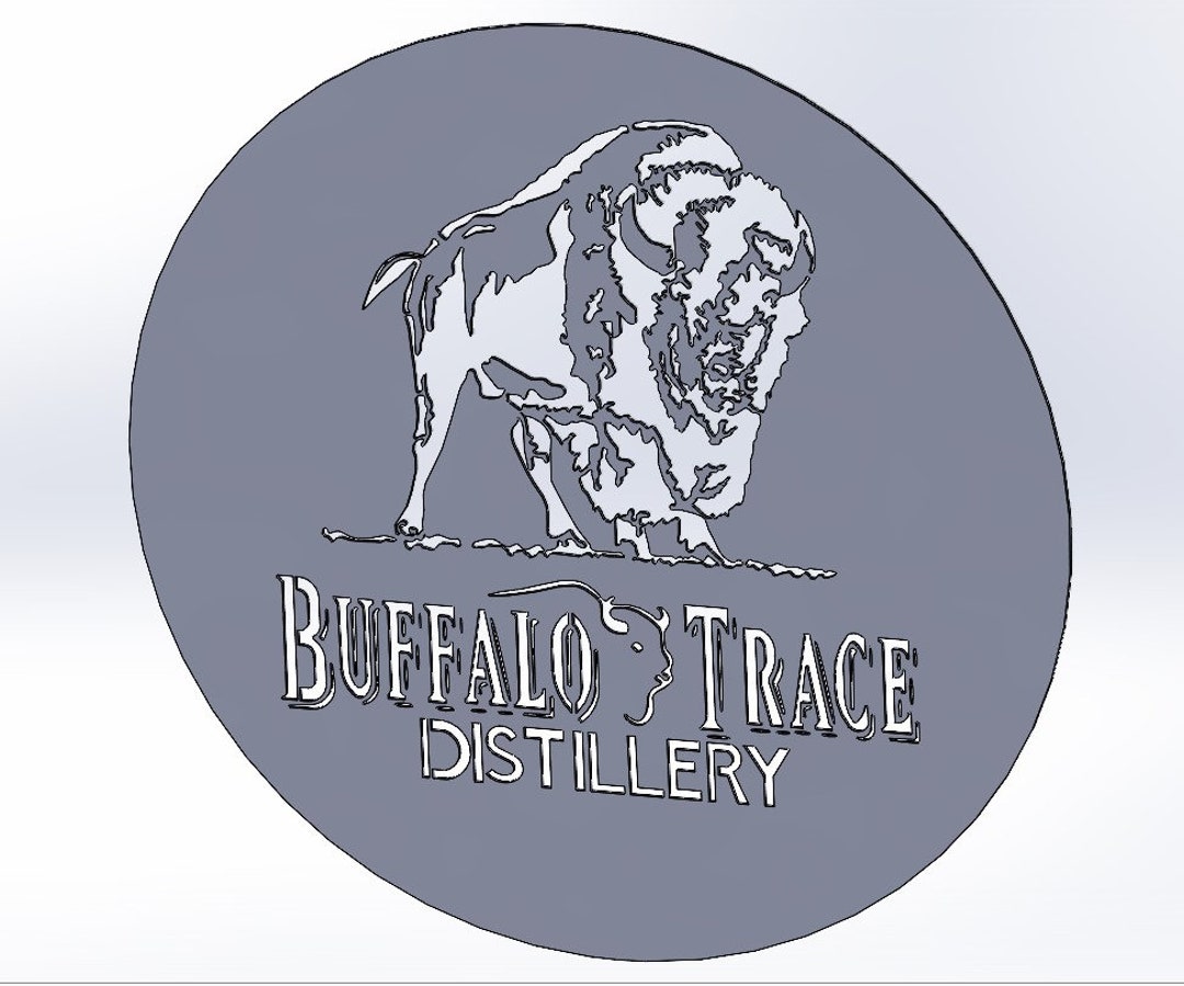 Buffalo Trace Sign - 31" Diameter - Etsy