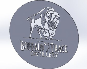 Buffalo Trace Sign - 44" Diameter - Etsy