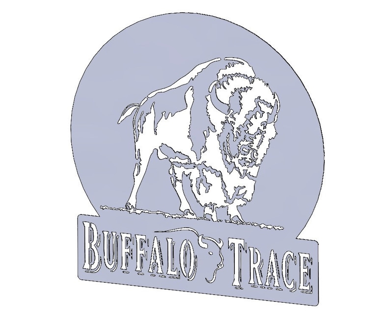 Buffalo Trace Sign - 44" Diameter - Etsy