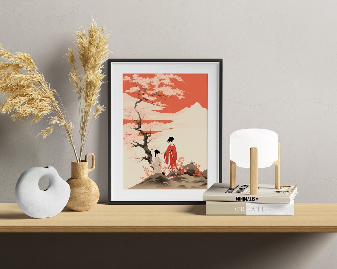 Japanese Geisha Wall Art, Geisha Print, Geisha Print, Art Lover Gift ...