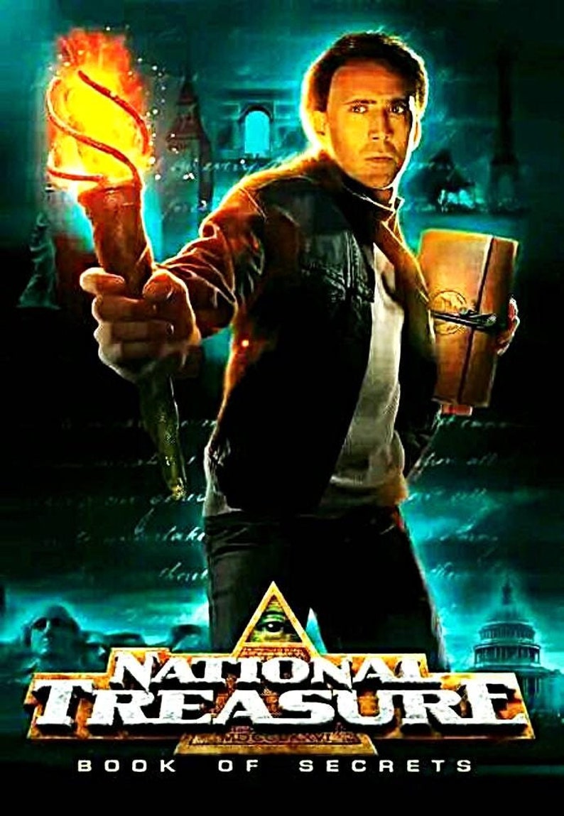 NATIONAL TREASURE NICK Cage Photo Magnet 3"x5" - Etsy
