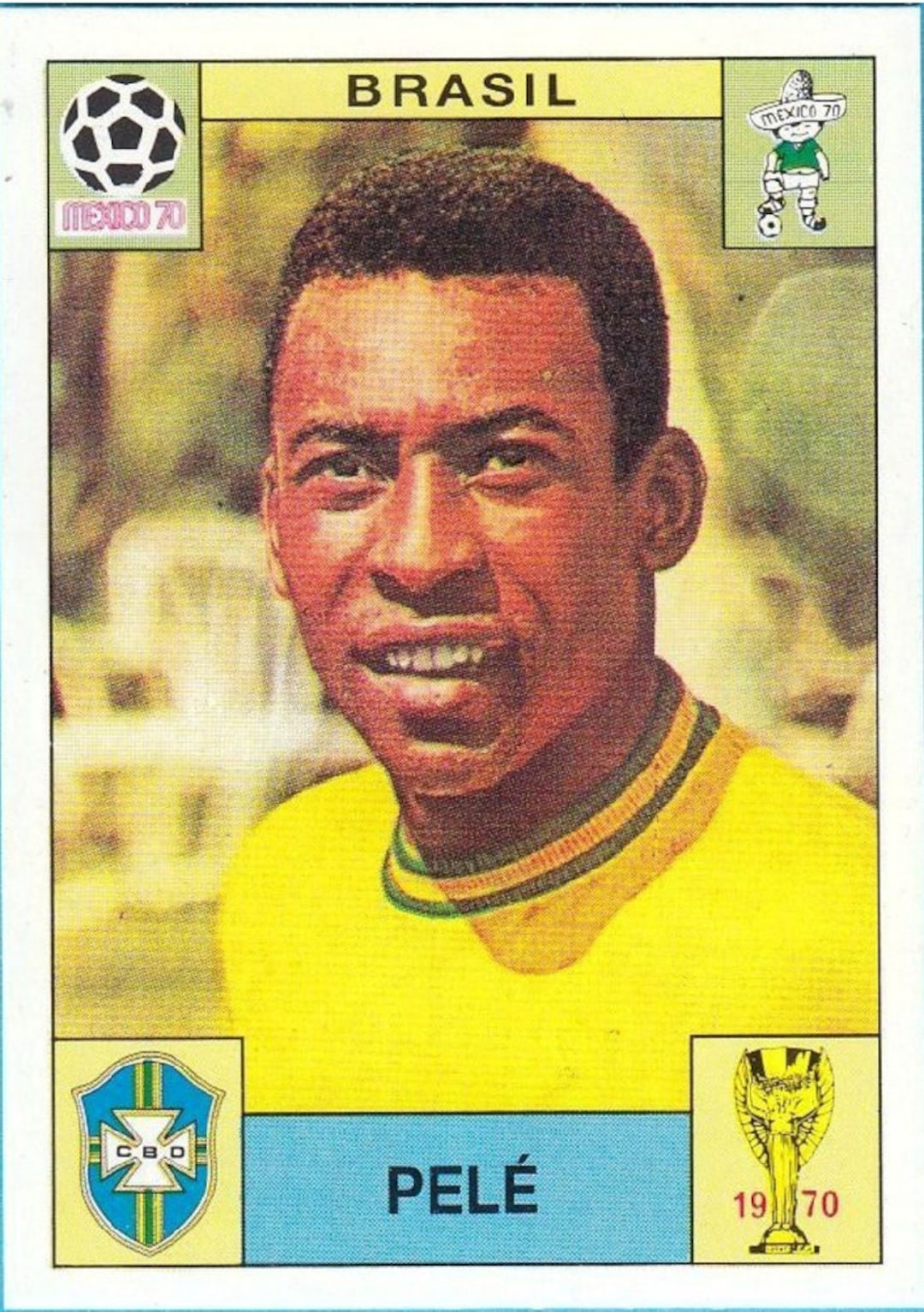 PELE 1970 WORLD CUP Soccer Player Photo Magnet 3"x5" - Etsy