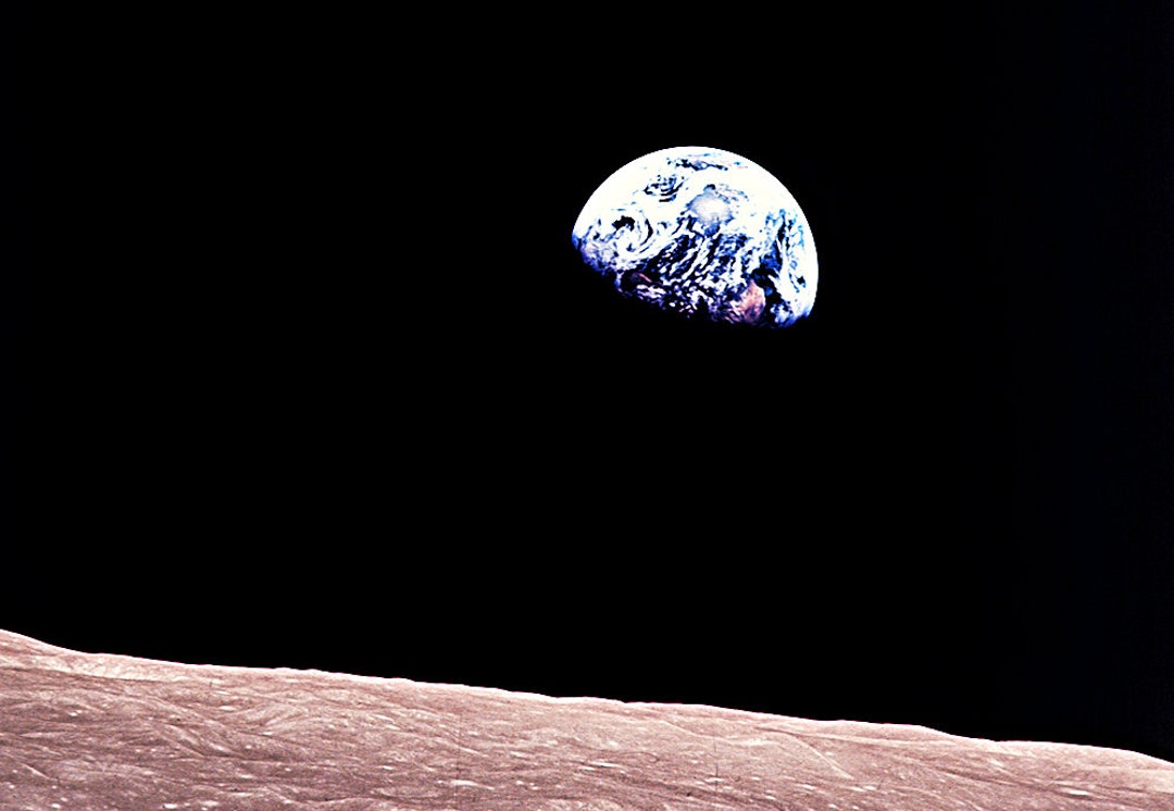 Apollo 11 Moon Landing Look at Earth Photo Magnet 3"x5" - Etsy