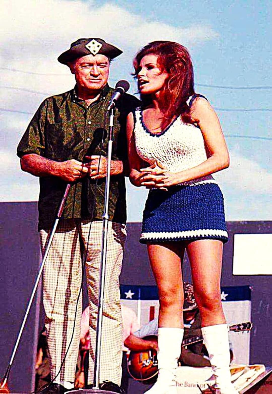 BOB Hope RAQUEL Welch 1967 USO Tour Photo Magnet 3"x5" - Etsy